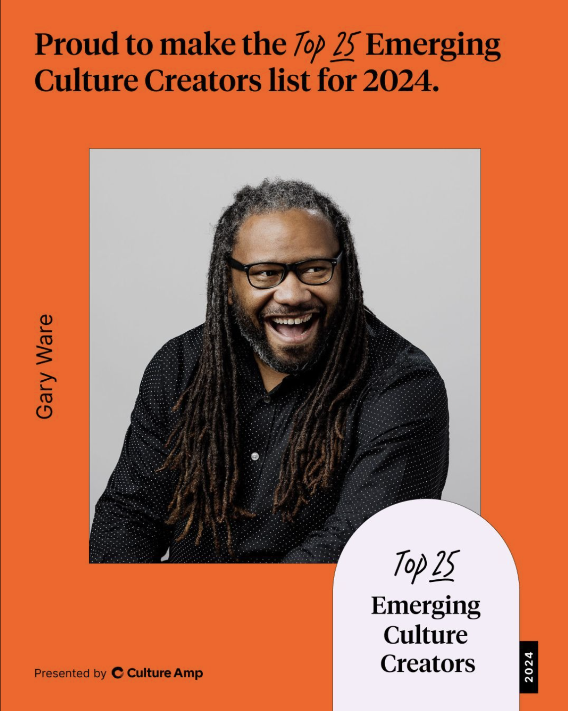 Culture Amp's 25 Emerging Culture Creators: Gary Ware - Breakthrough Play